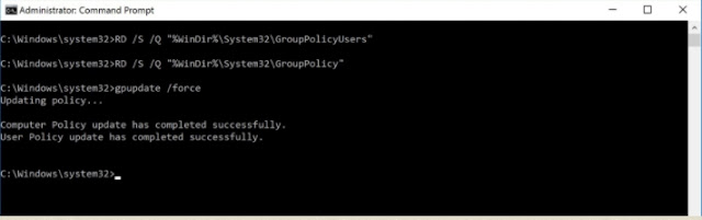 Reset GPO from CLI – Murat Delibal