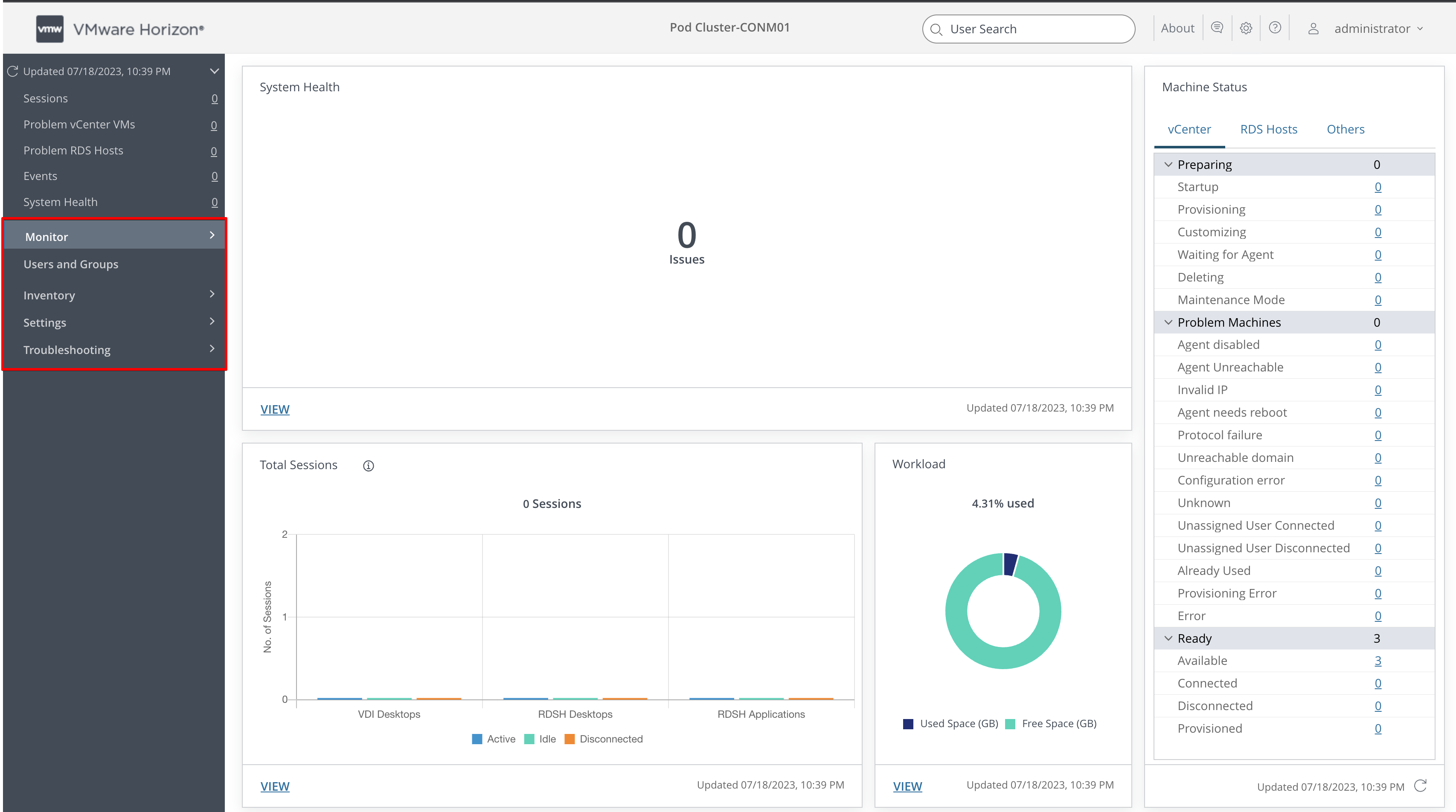 VMware Horizon Part4 | Connection Server | Admin Console – Murat Delibal