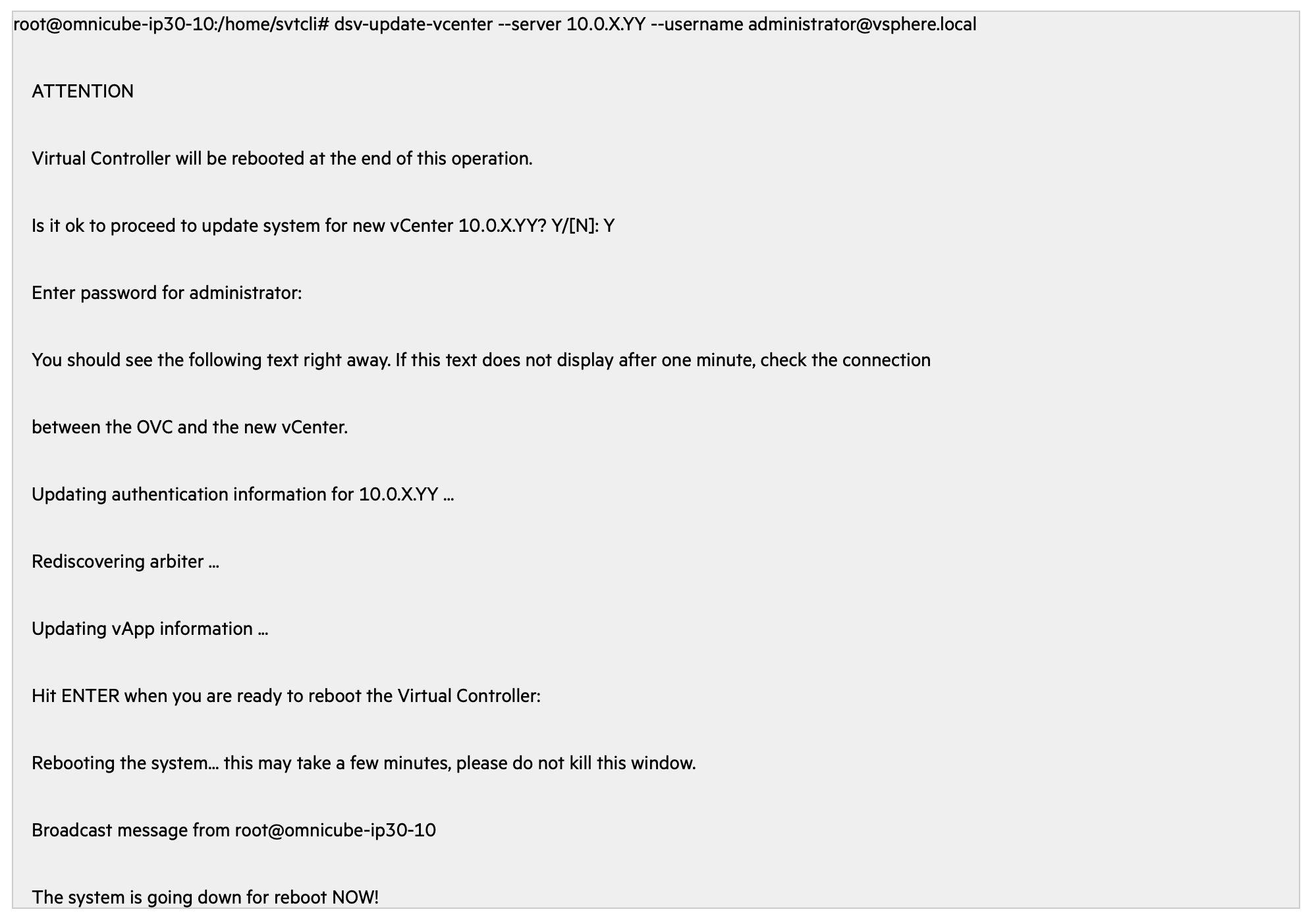 HPE Simplivity Hosts move to another vCenter – Murat Delibal